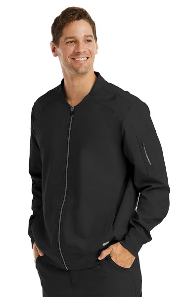 M5861 Men's Full Zip Scrub Jackets | VFHC Store.